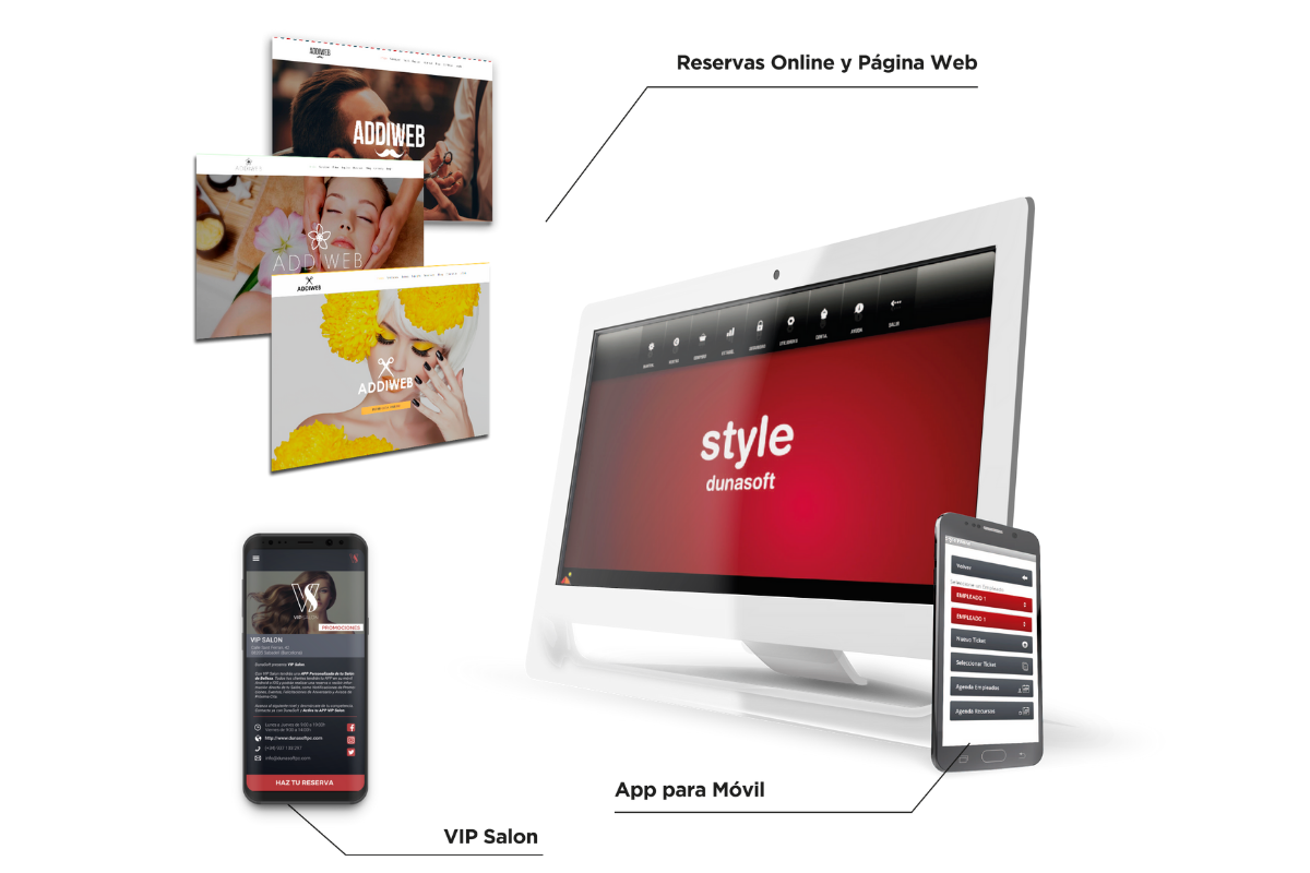 Renting VIP: Todo el Software que tu Peluquería o Estética Necesita | DunaSoft